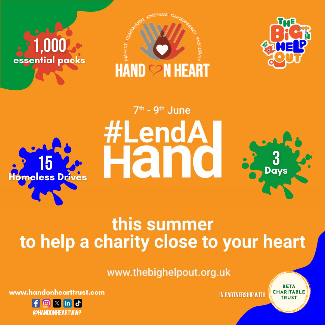 Summer Homeless Campaign 2024 | Hand on Heart
